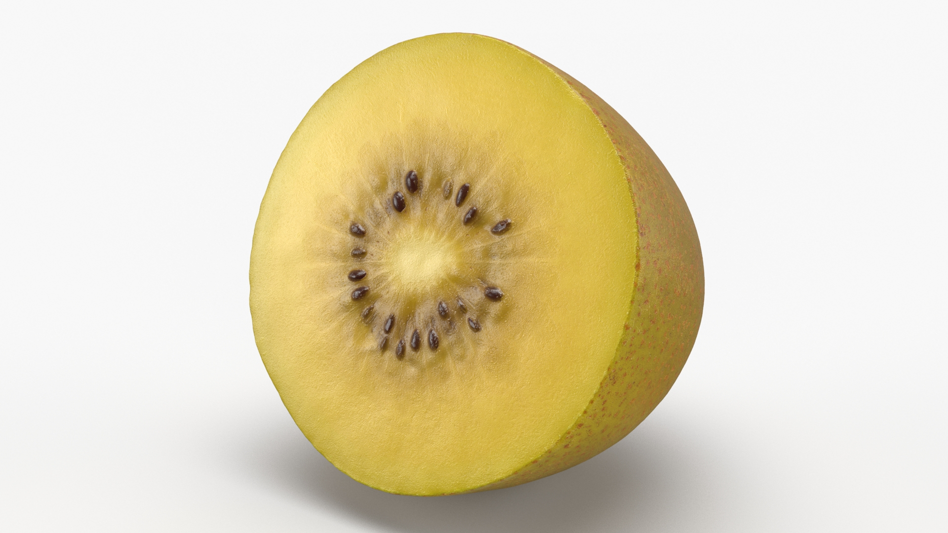 Half Cut Golden Kiwi Model - TurboSquid 1747492