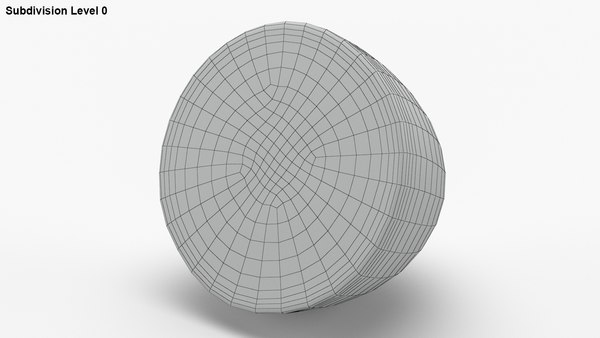 modelo 3d Kiwi dorado medio cortado - TurboSquid 1747492