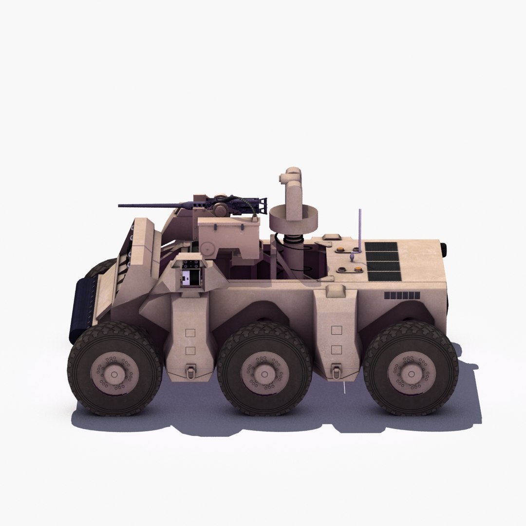 Crusher Military Robotics Reconnaissance 3d Max