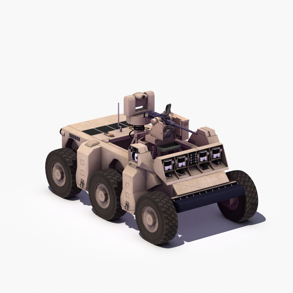 crusher military robotics reconnaissance 3d max