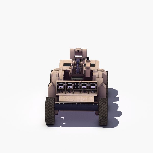 crusher military robotics reconnaissance 3d max