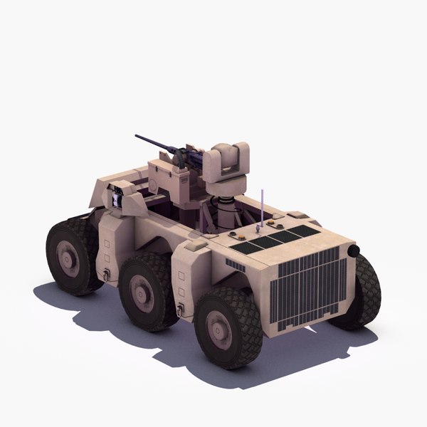 crusher military robotics reconnaissance 3d max