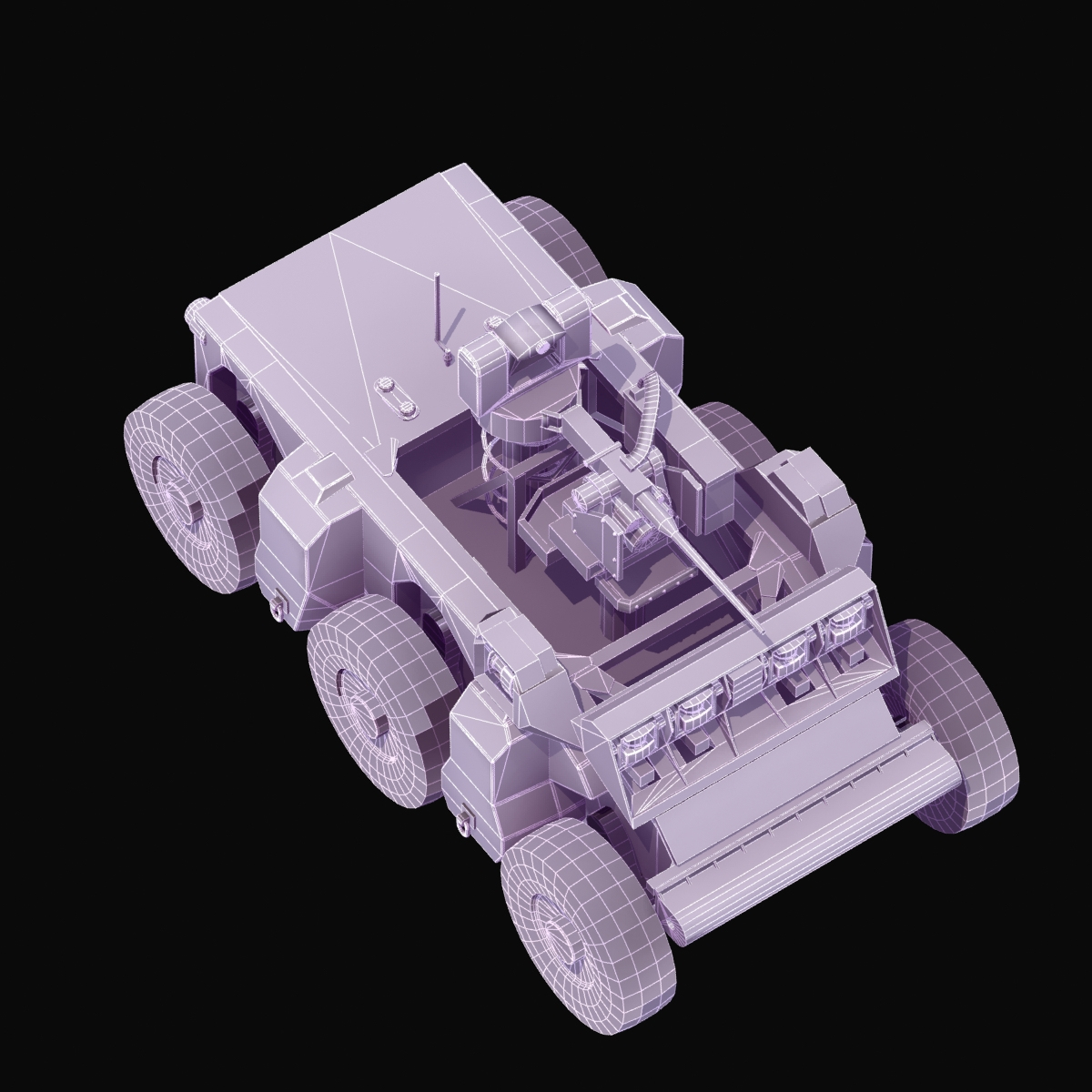 crusher military robotics reconnaissance 3d max