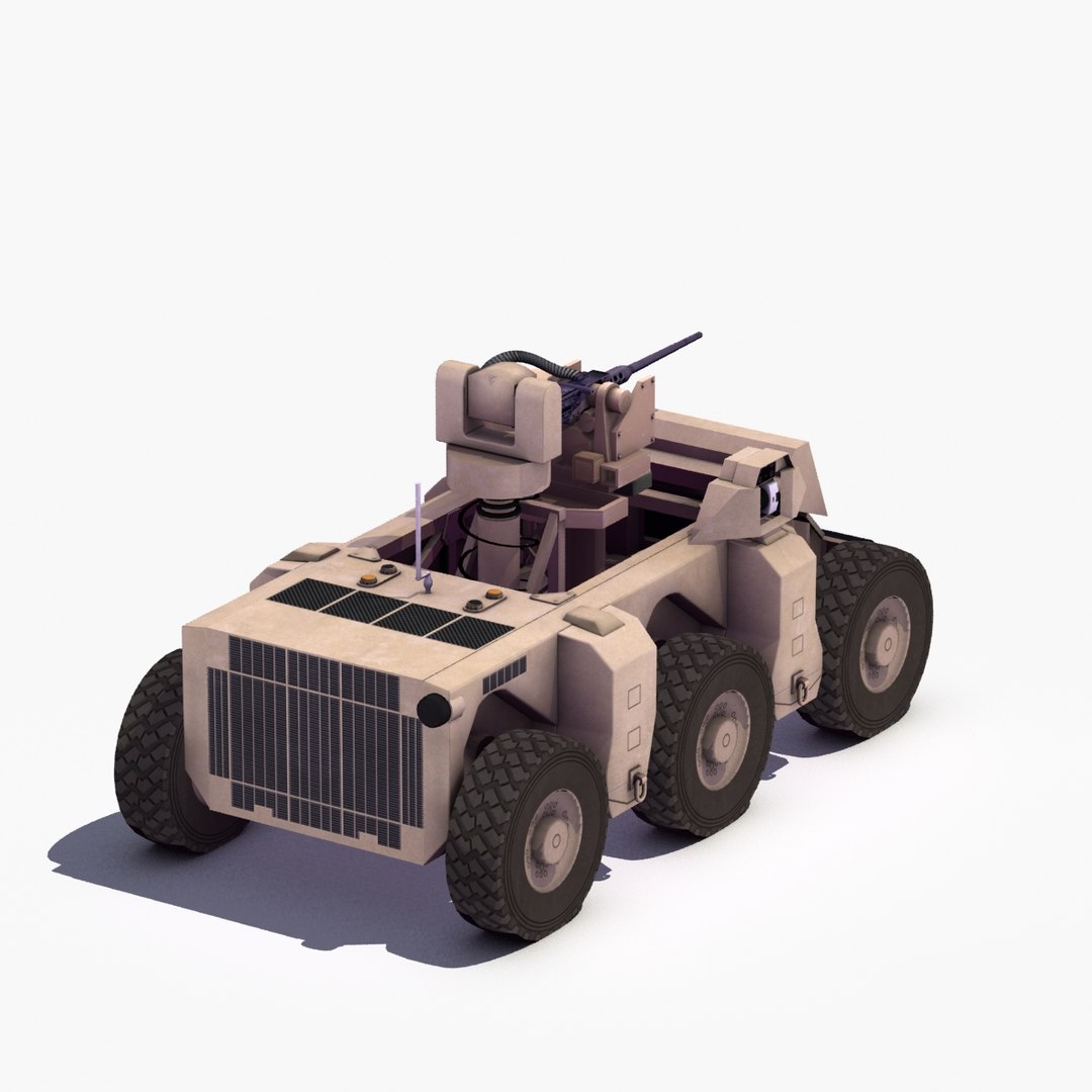 Crusher Military Robotics Reconnaissance 3d Max