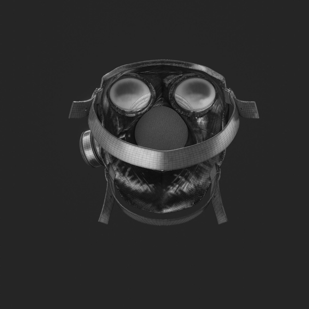 Gas Mask - Psycho Mantis Young 3D Model - TurboSquid 2127425