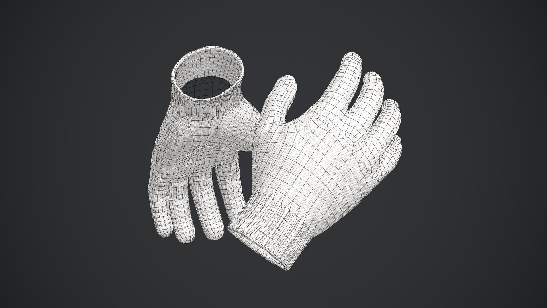 Work Gloves 3D Model - TurboSquid 2240325