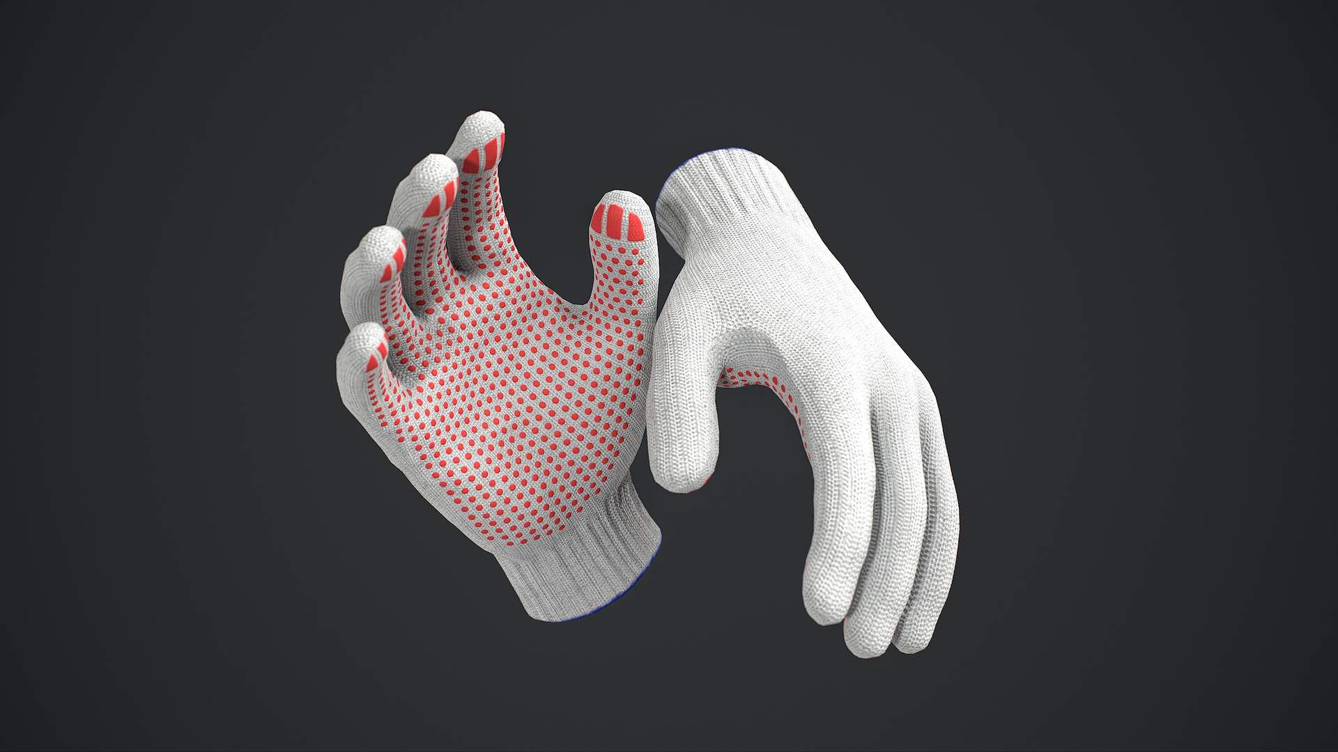 Work Gloves 3D Model - TurboSquid 2240325