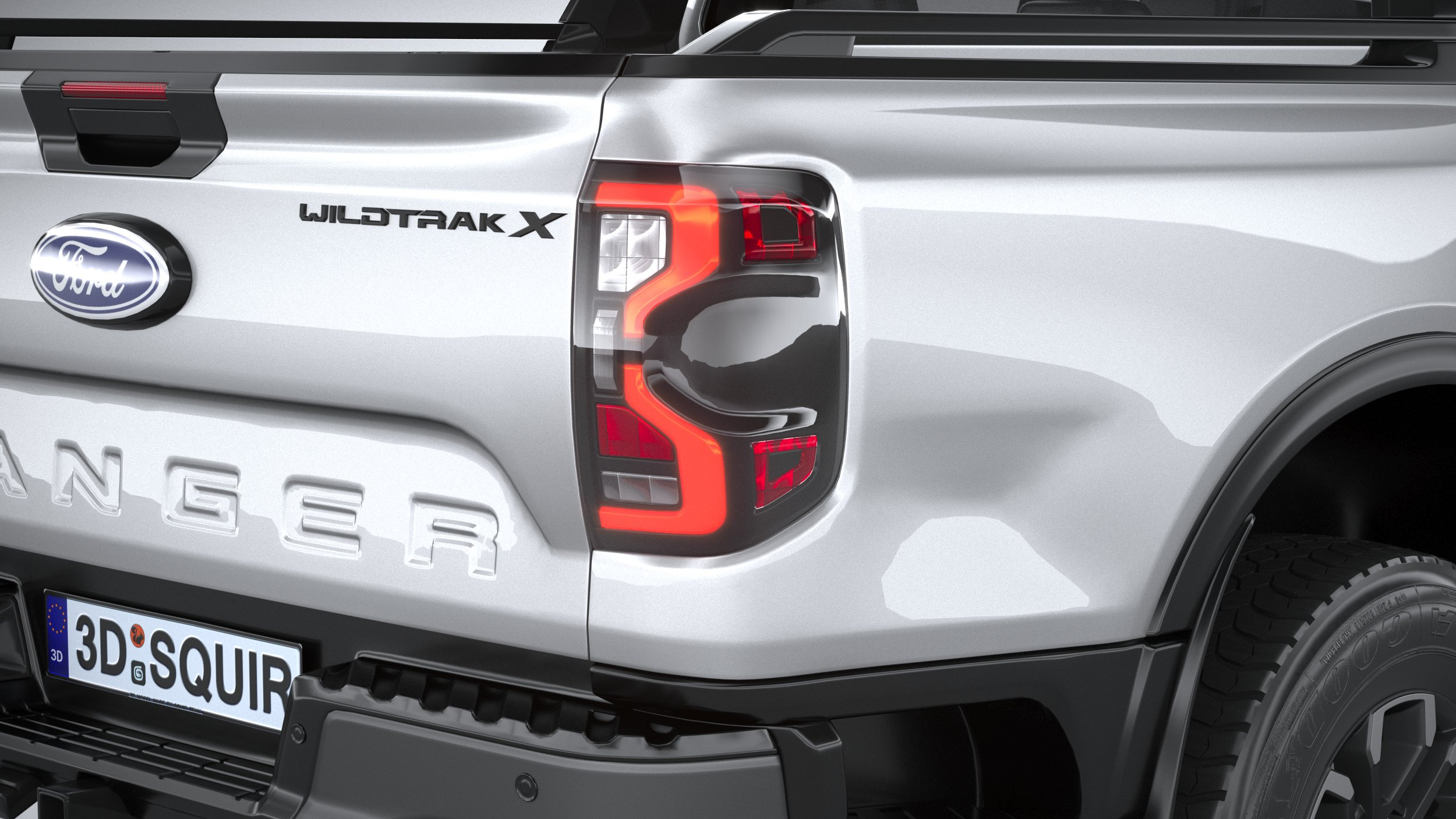 Ford Ranger Wildtrak X 2023 3D-Modell - TurboSquid 2081402