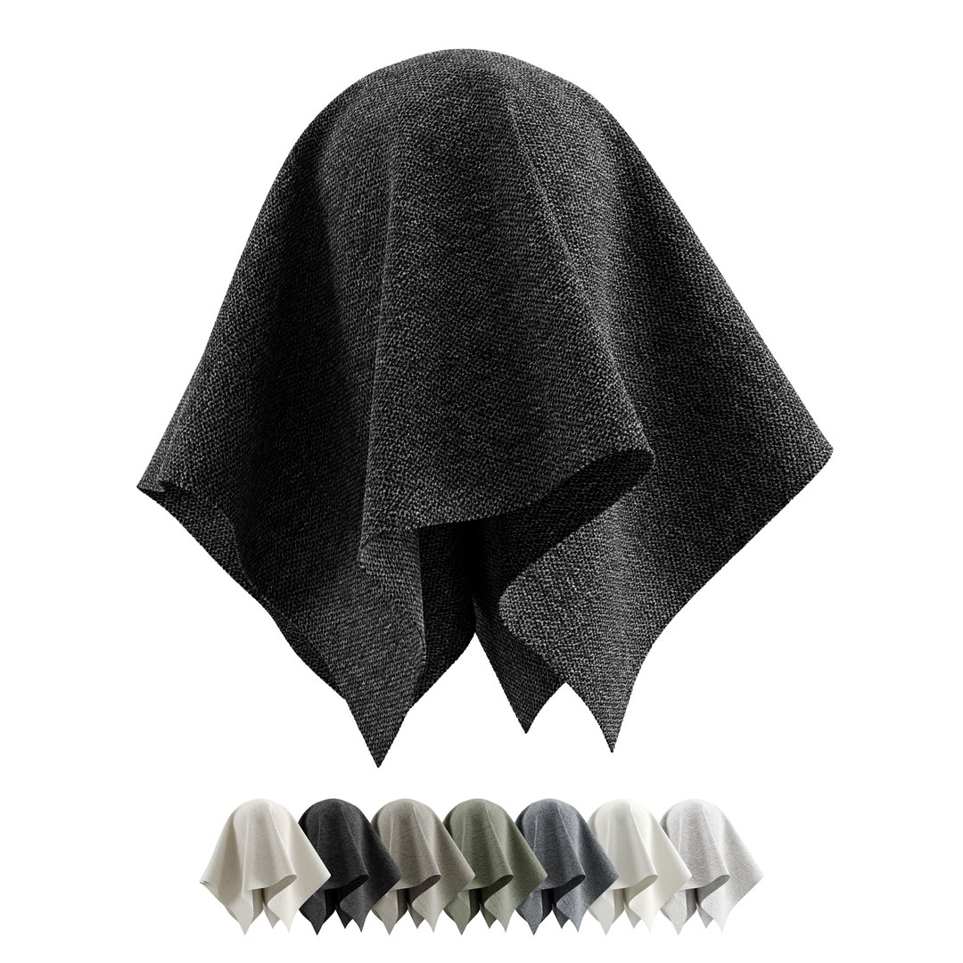 3D Bolia Textile Polyester Ascot Model - TurboSquid 2013739