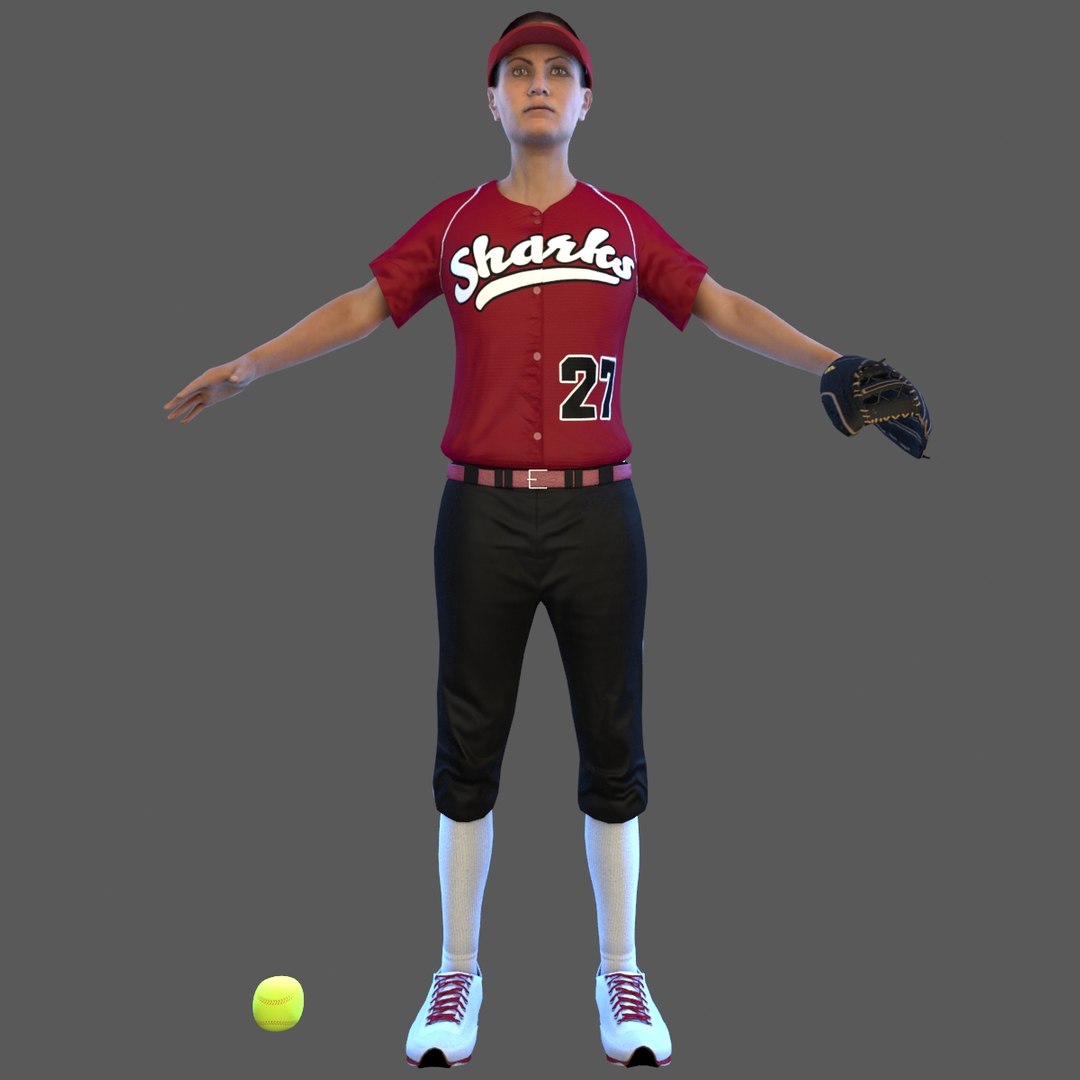 Softball 4 Ball 3D Model - TurboSquid 1470986