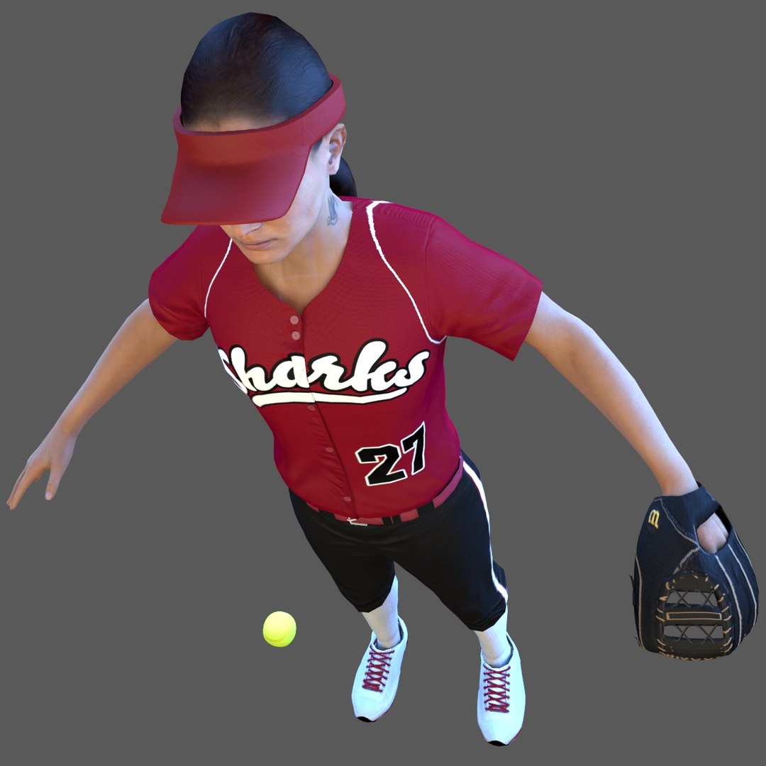 Softball 4 Ball 3D Model - TurboSquid 1470986
