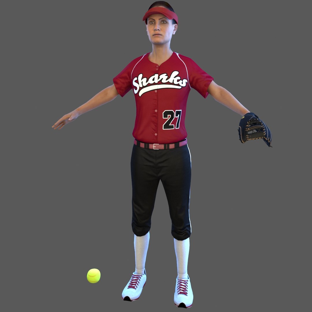 Softball 4 Ball 3D Model - TurboSquid 1470986