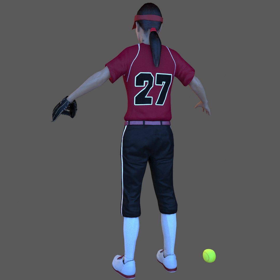 Softball 4 Ball 3D Model - TurboSquid 1470986
