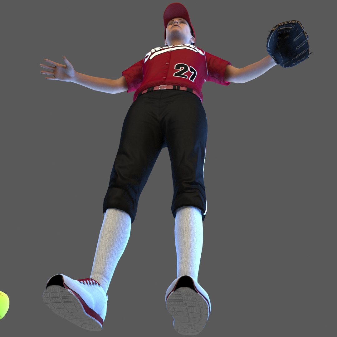 Softball 4 Ball 3D Model - TurboSquid 1470986