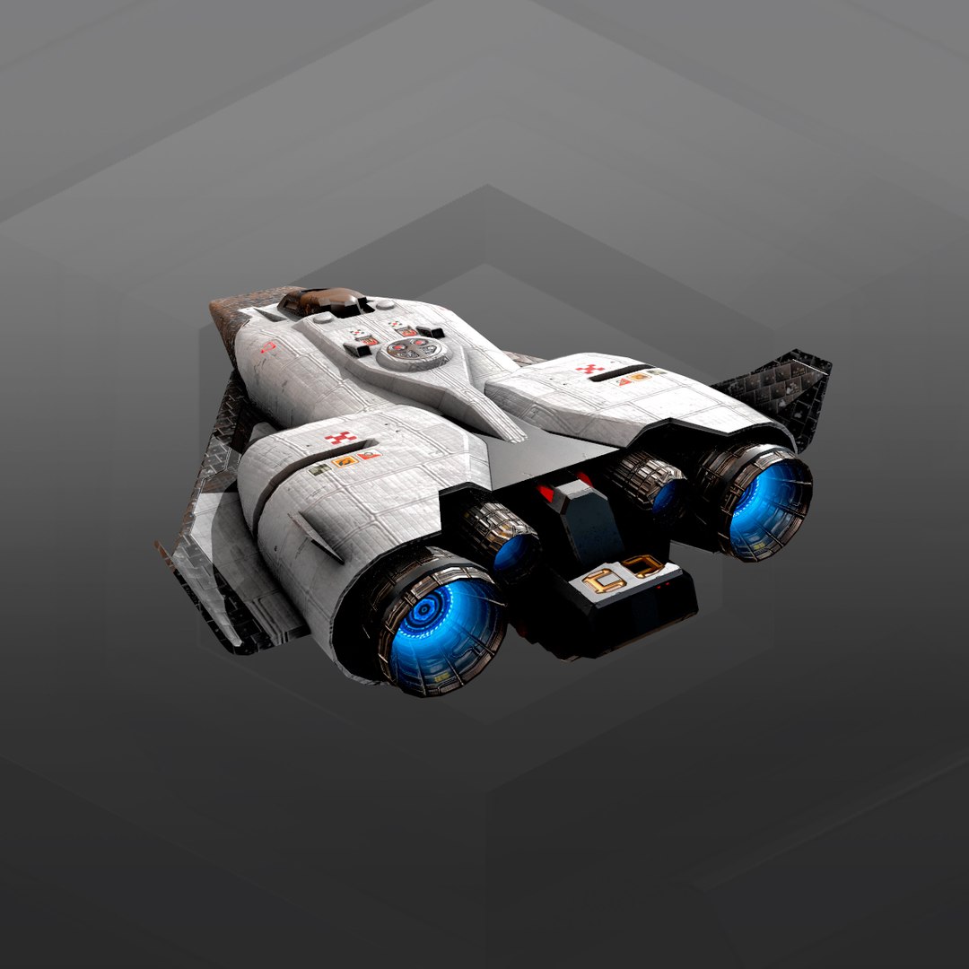 3D vehicle starship spacecraft model - TurboSquid 1409579