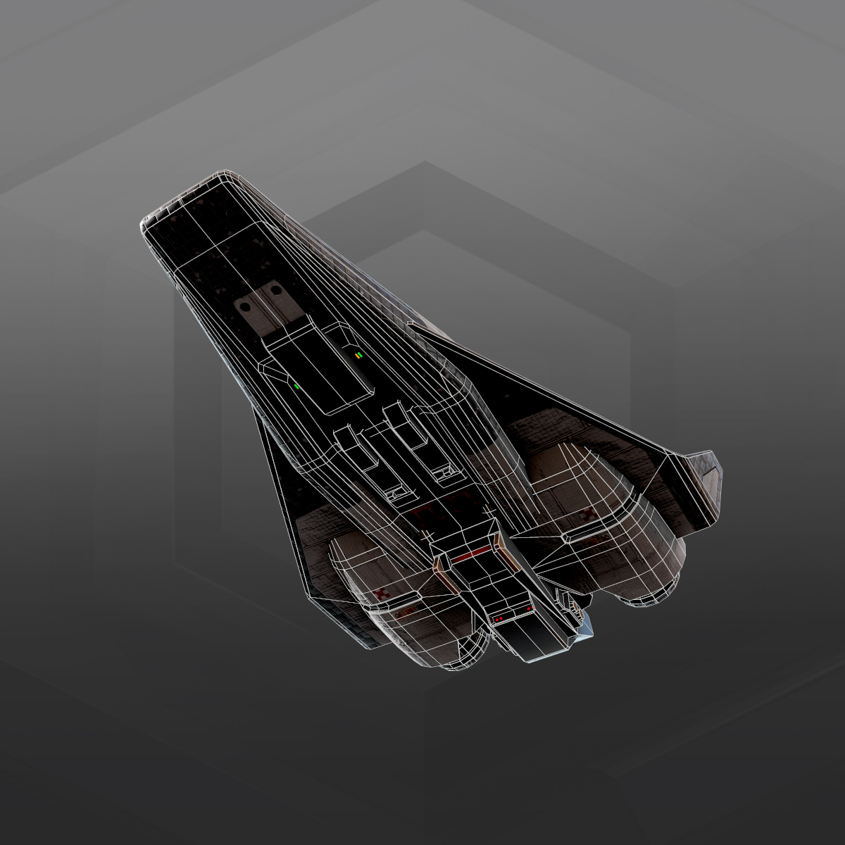 3D vehicle starship spacecraft model - TurboSquid 1409579