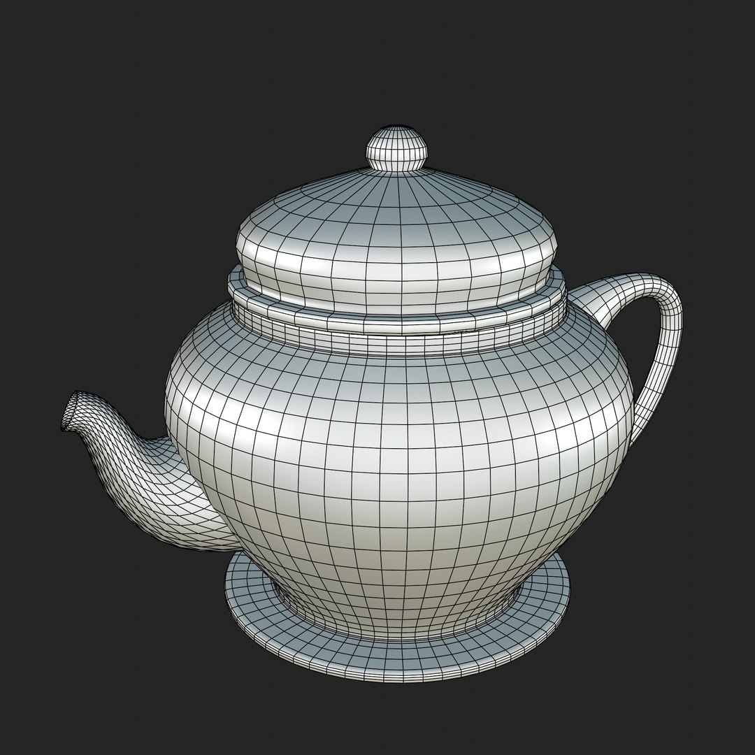 3D Teapot Model - TurboSquid 2039405