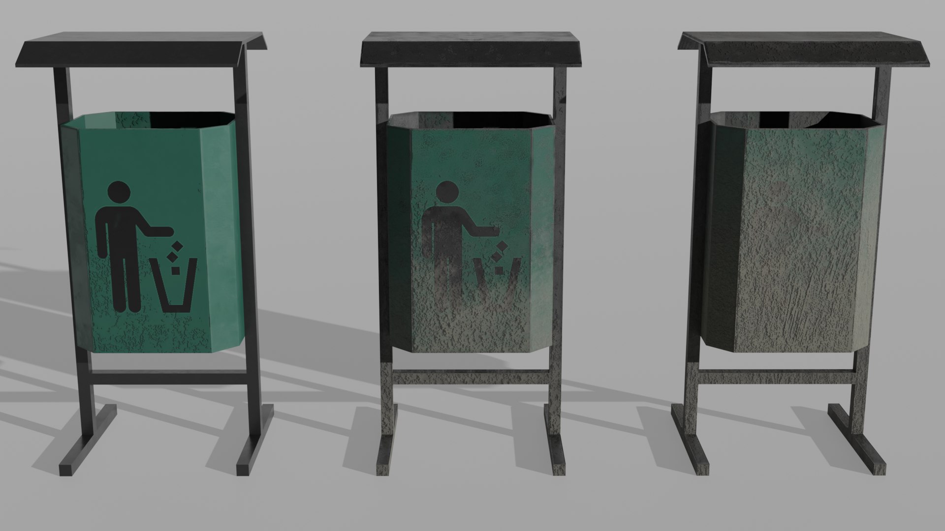 Trash Bin 3D Model - TurboSquid 1983452