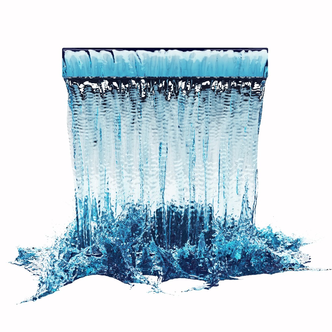 Waterfall 4 3D Model - TurboSquid 1336610