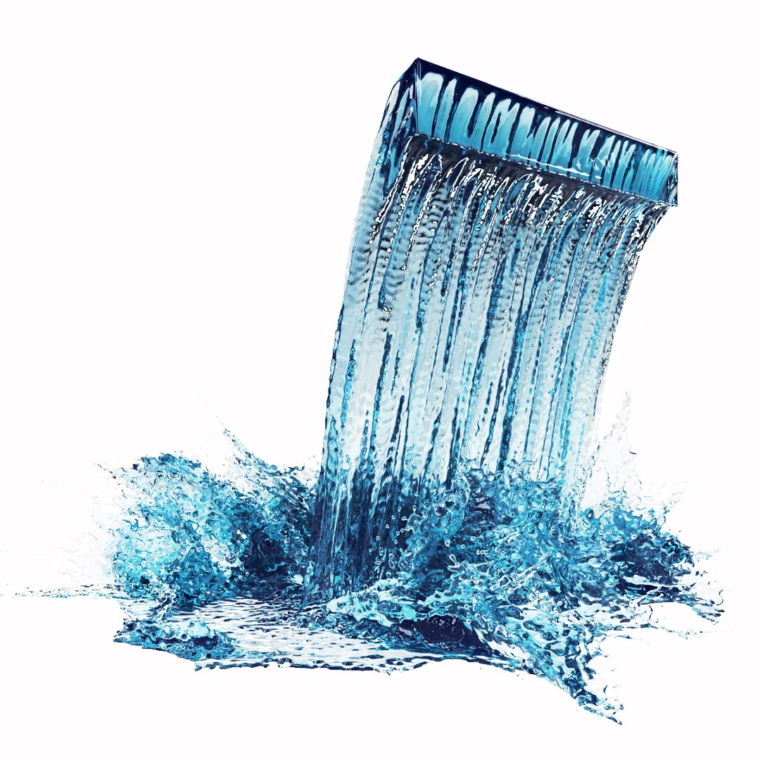 Waterfall 4 3D Model - TurboSquid 1336610