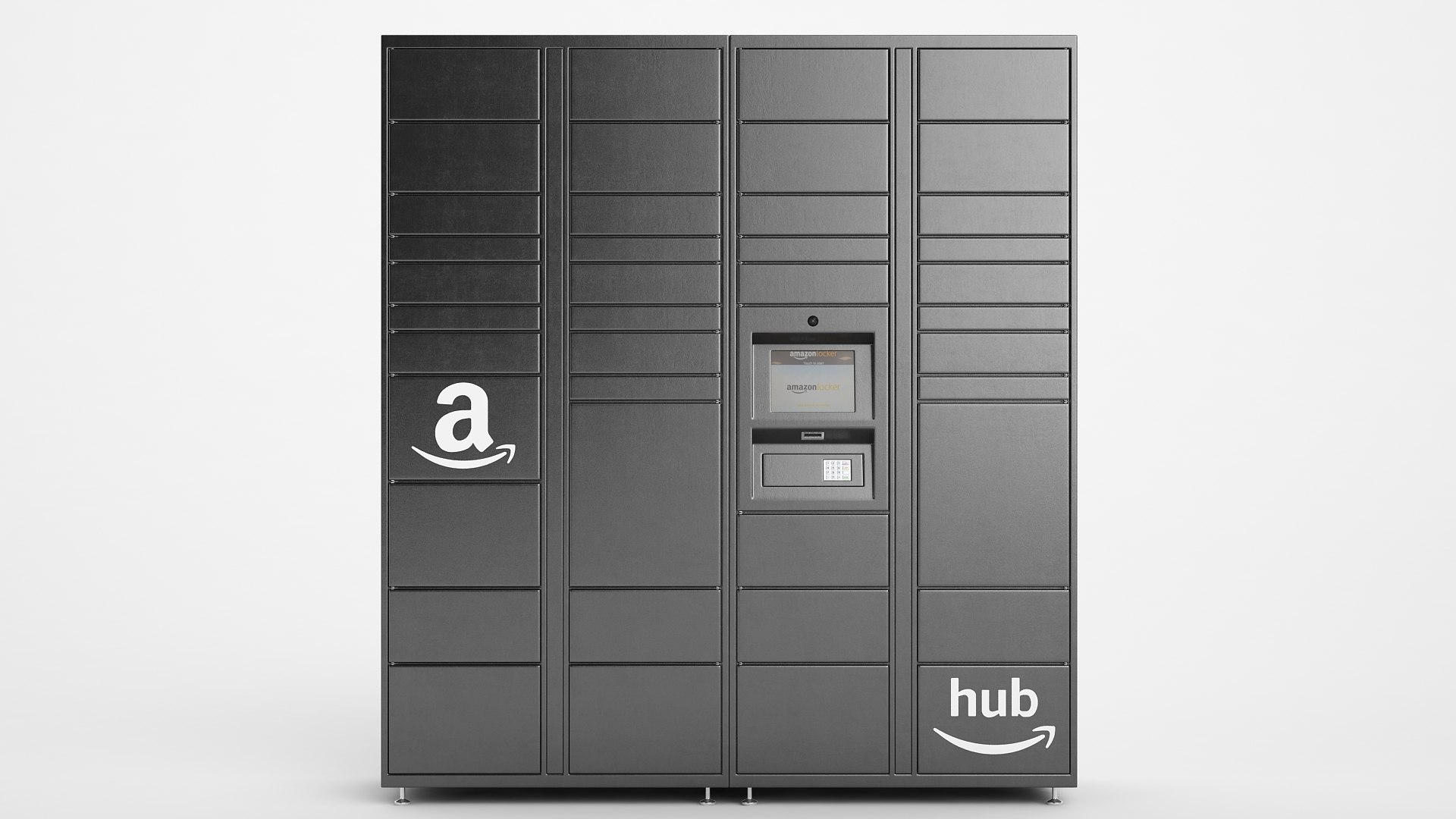 Amazon Delivery Lockers Model - TurboSquid 1439922