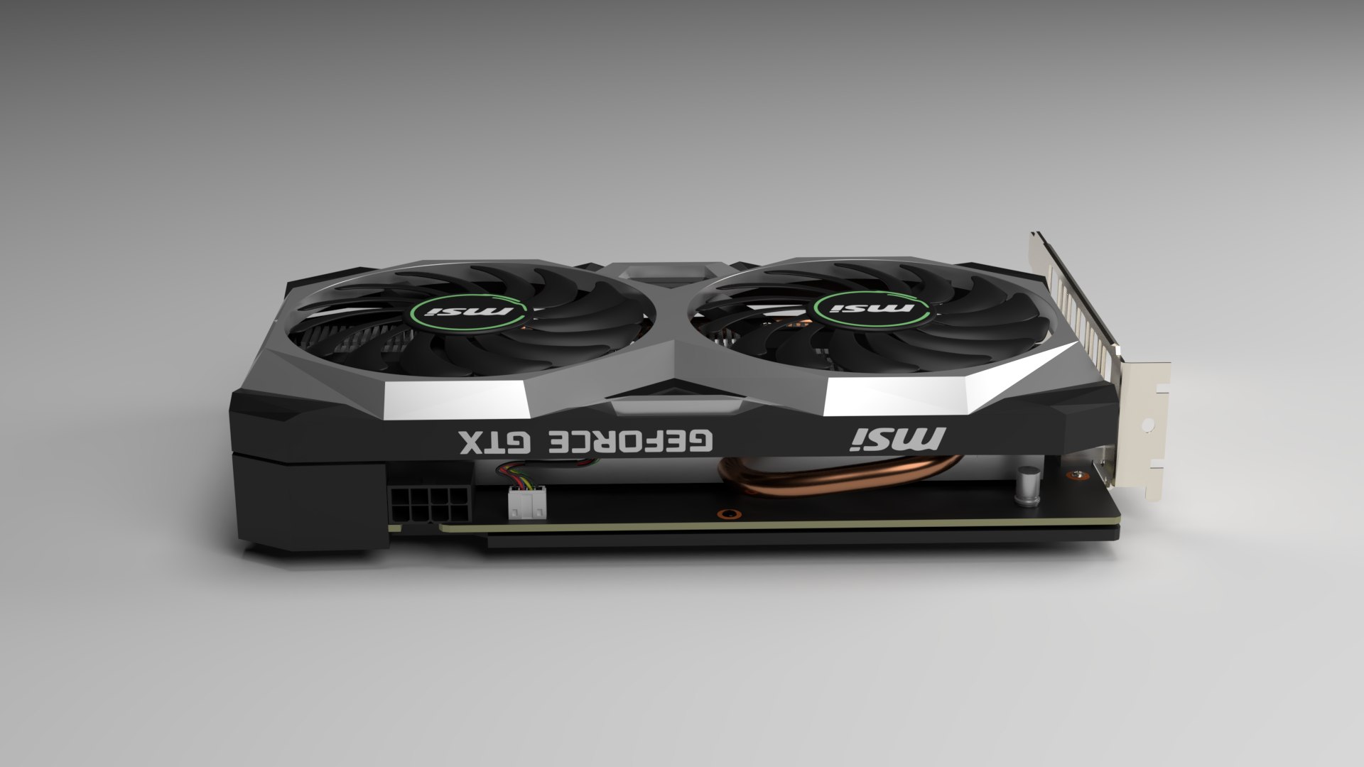 3D Card Msi Geforce Gtx - TurboSquid 1702385
