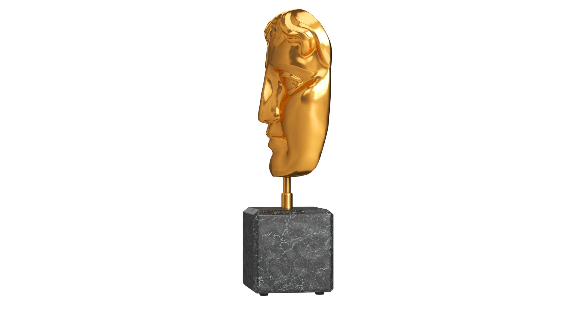 Bafta Award Trophy 3D Model - TurboSquid 2187305