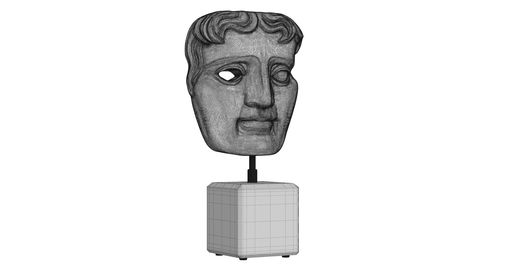 Bafta Award Trophy 3D Model - TurboSquid 2187305