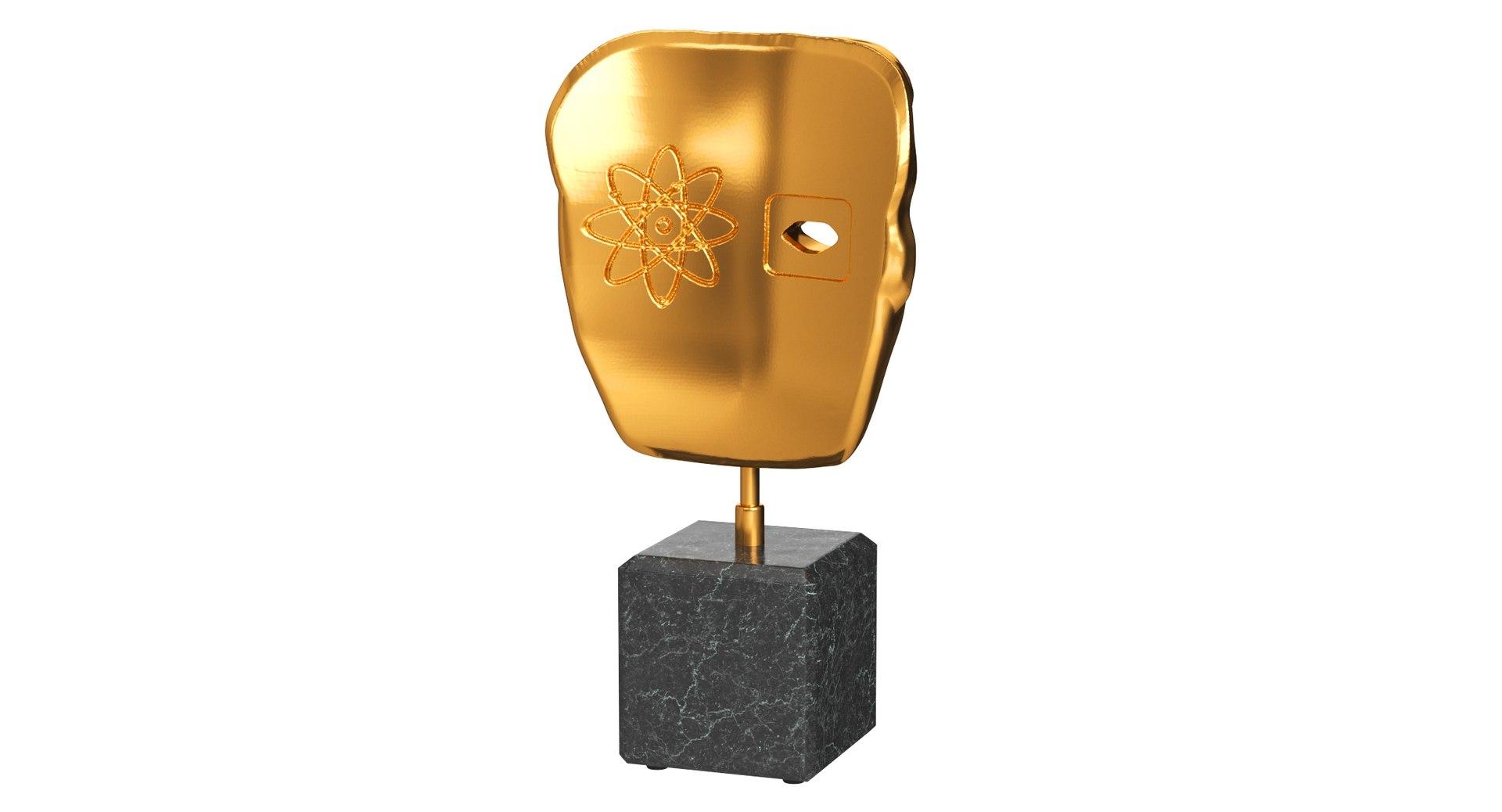 Bafta Award Trophy 3D Model - TurboSquid 2187305
