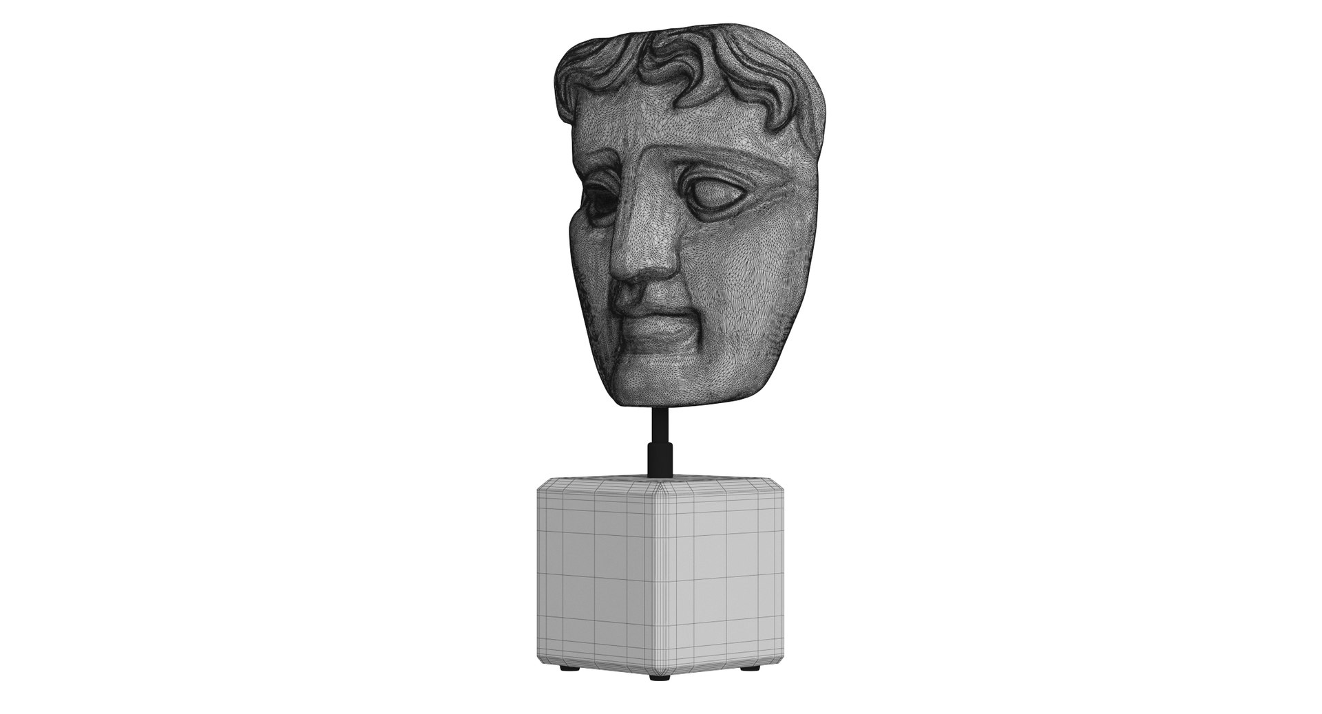 Bafta Award Trophy 3D Model - TurboSquid 2187305