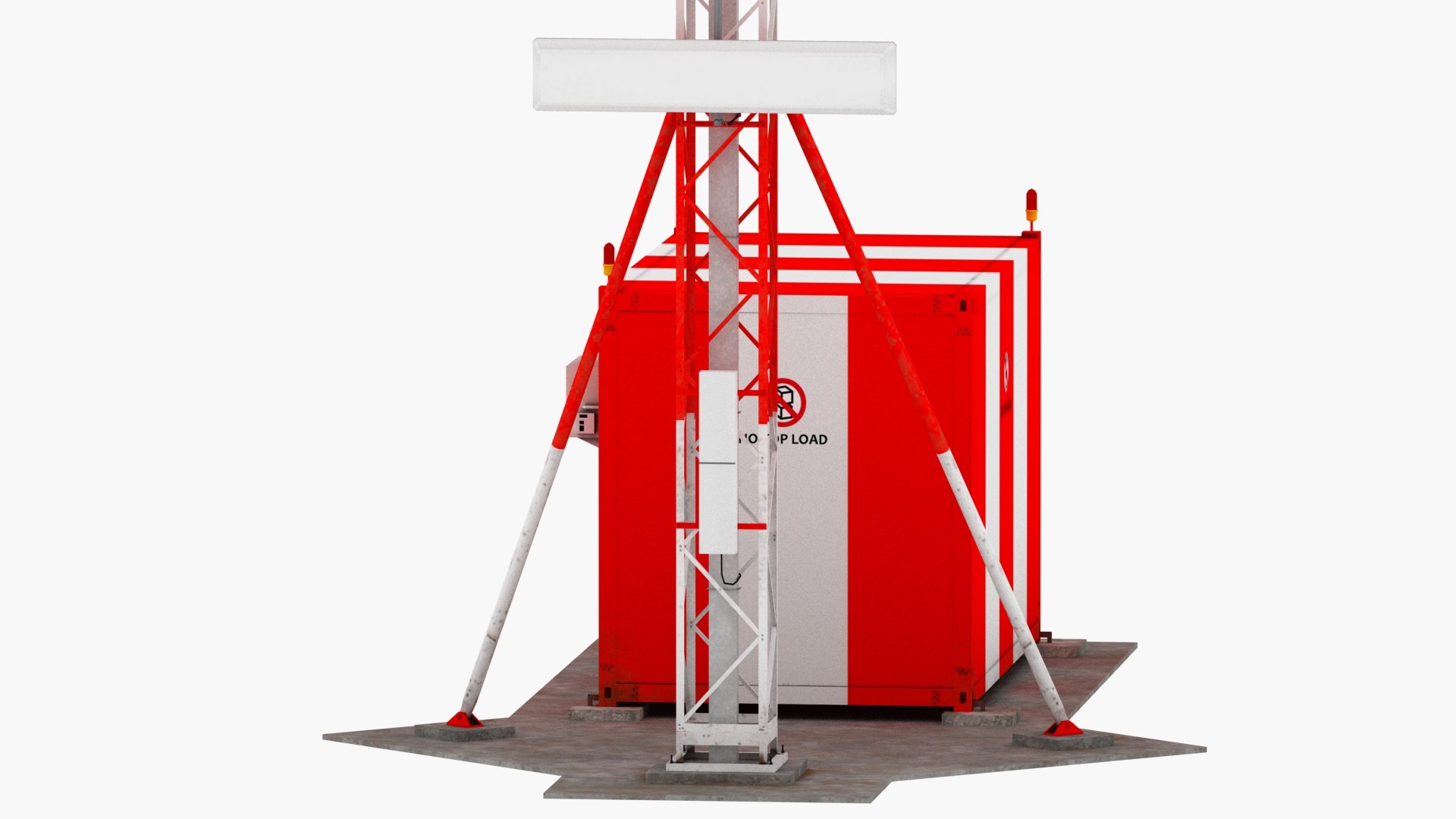 Glide Path Beacon ILS 3D Model - TurboSquid 1936750