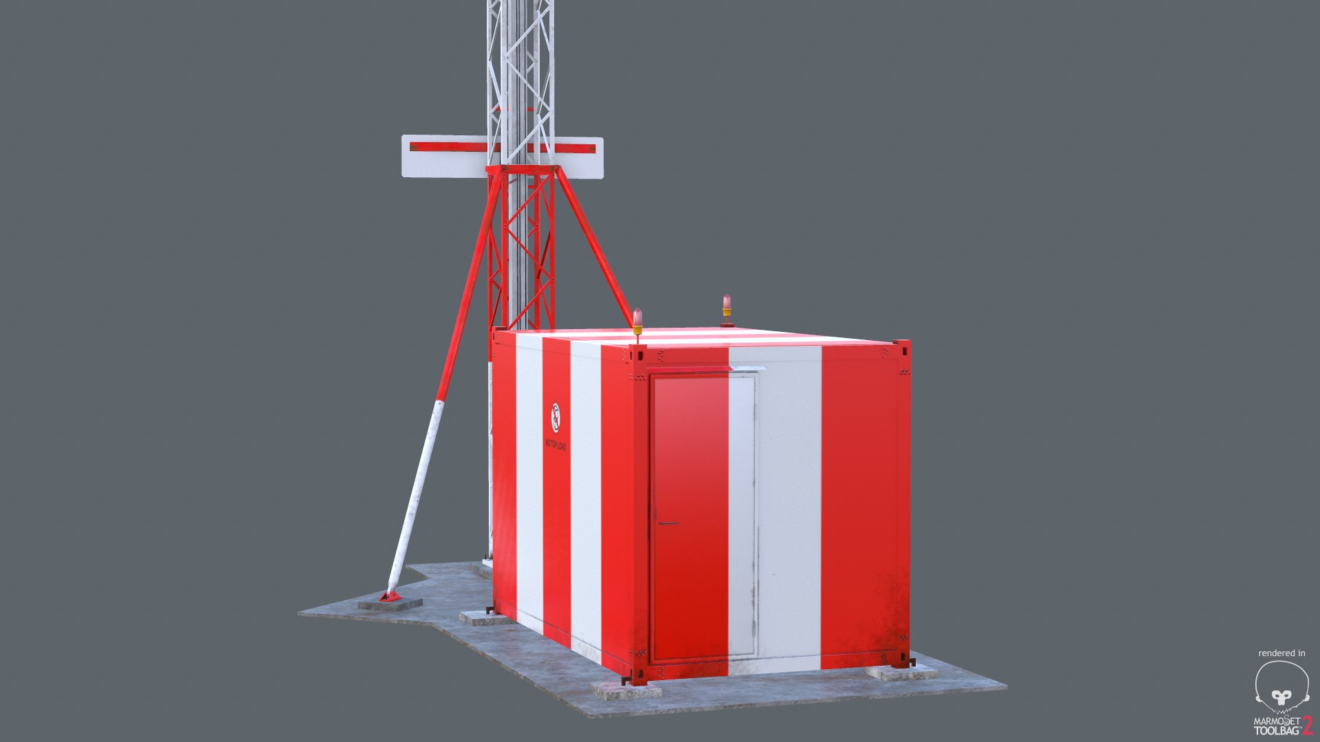 Glide Path Beacon ILS 3D Model - TurboSquid 1936750