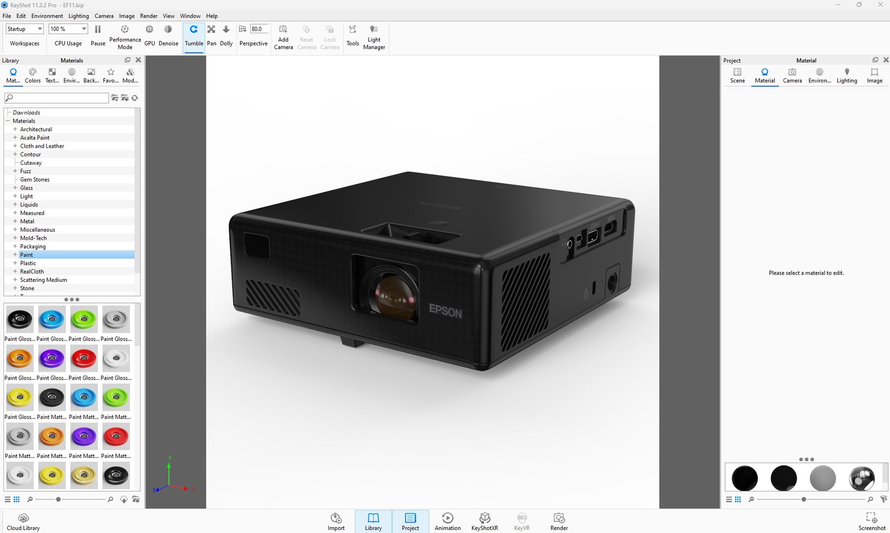 Epson EpiqVision Mini EF-11 Laser Projection TV 3D Model - TurboSquid ...