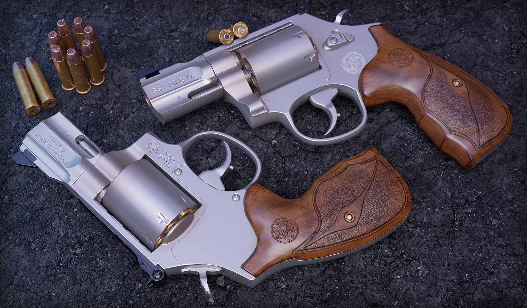 357 magnum 3D model - TurboSquid 1536529