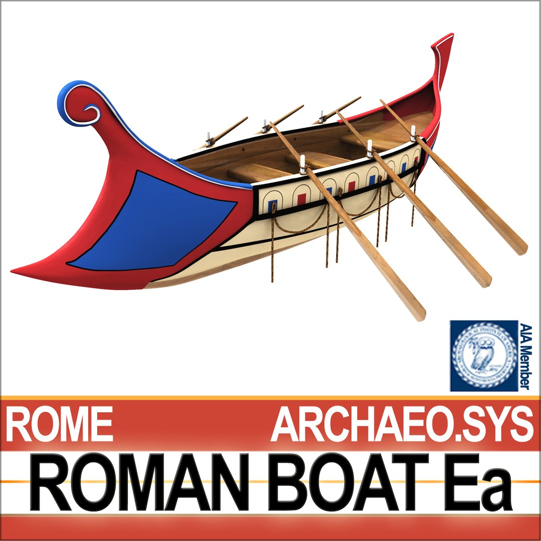 Ancient Roman Boat Ea 3D - TurboSquid 1193874