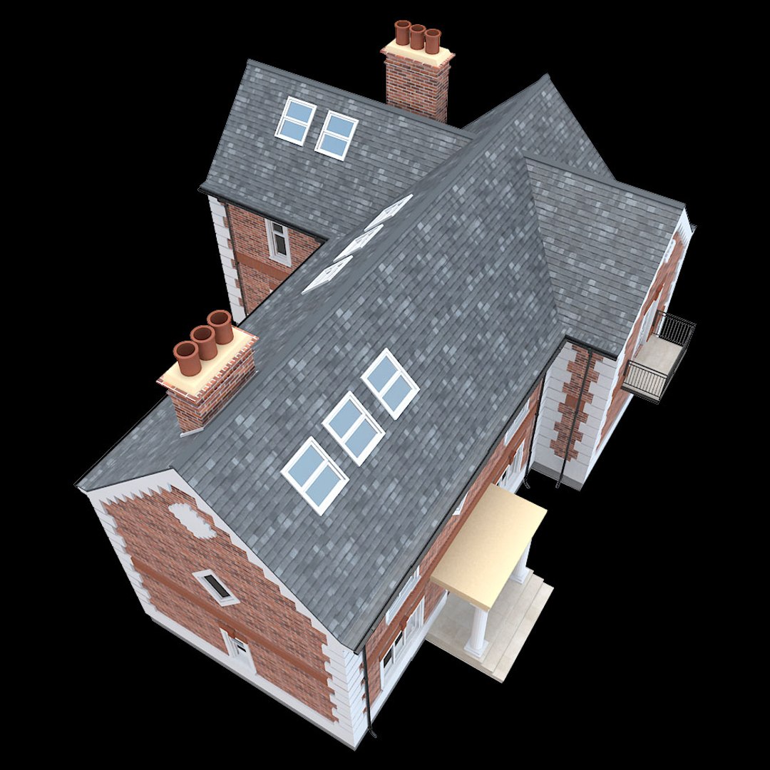 3D House Brick Model - TurboSquid 1168865