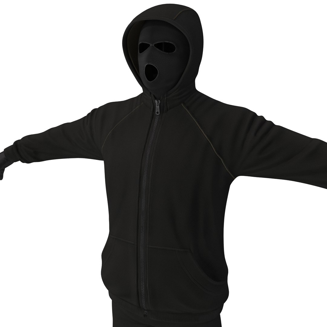 3d model robber clothes
