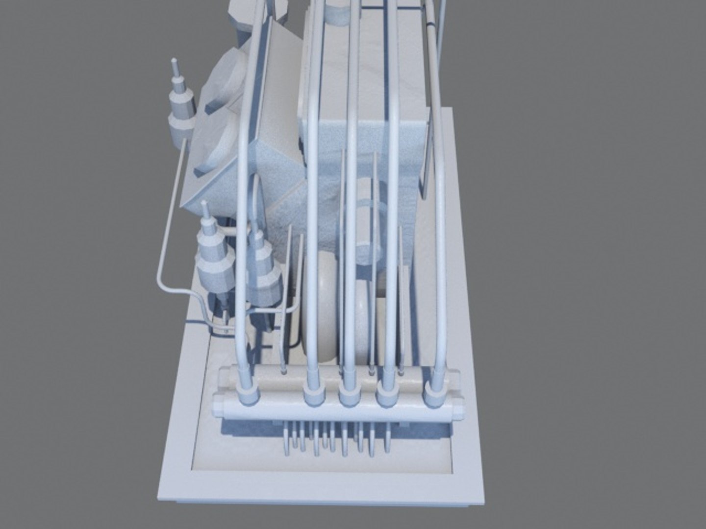 Free Oil Rig 3d Model