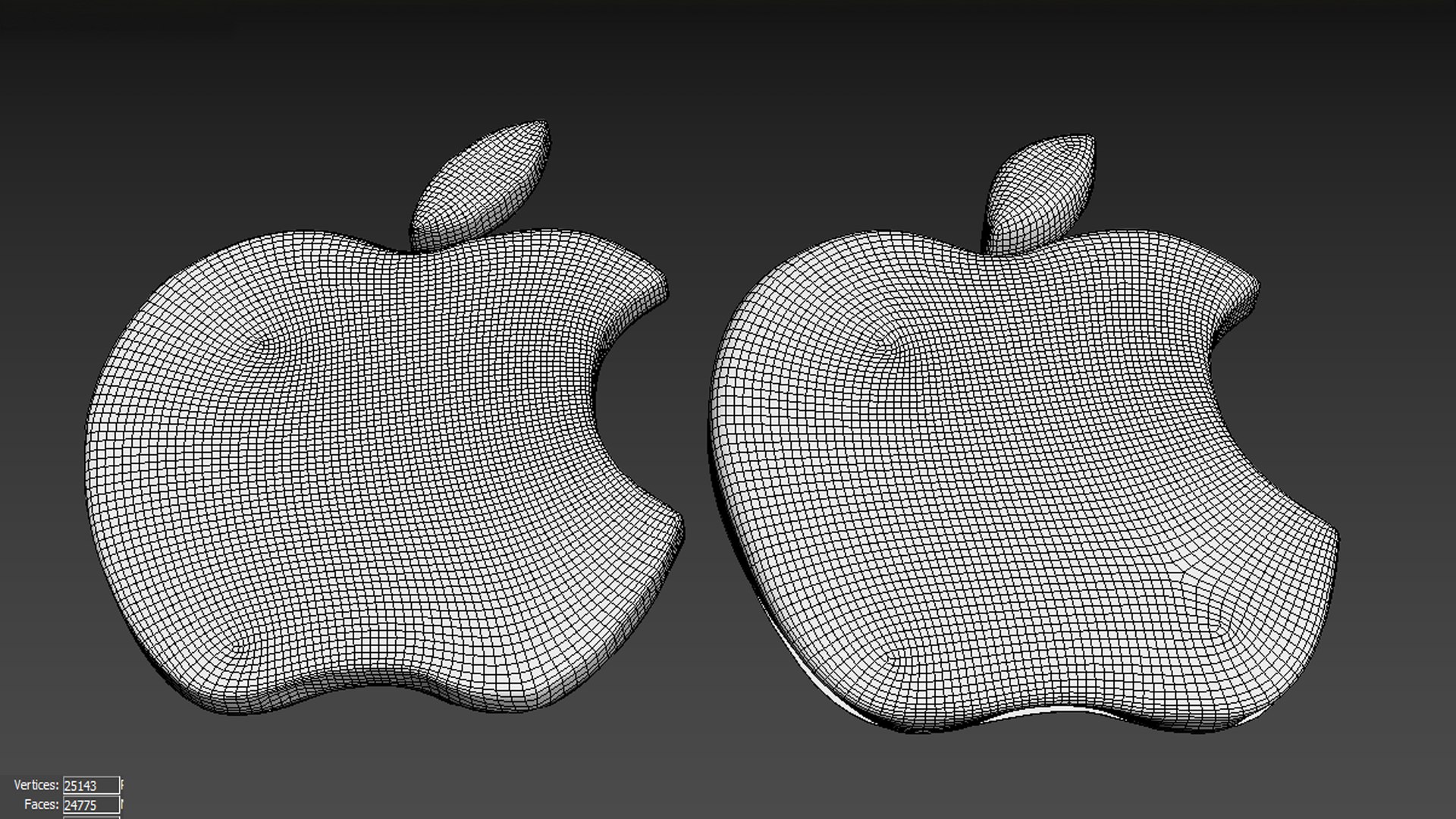 Apple Logo 3D Model - TurboSquid 2151466