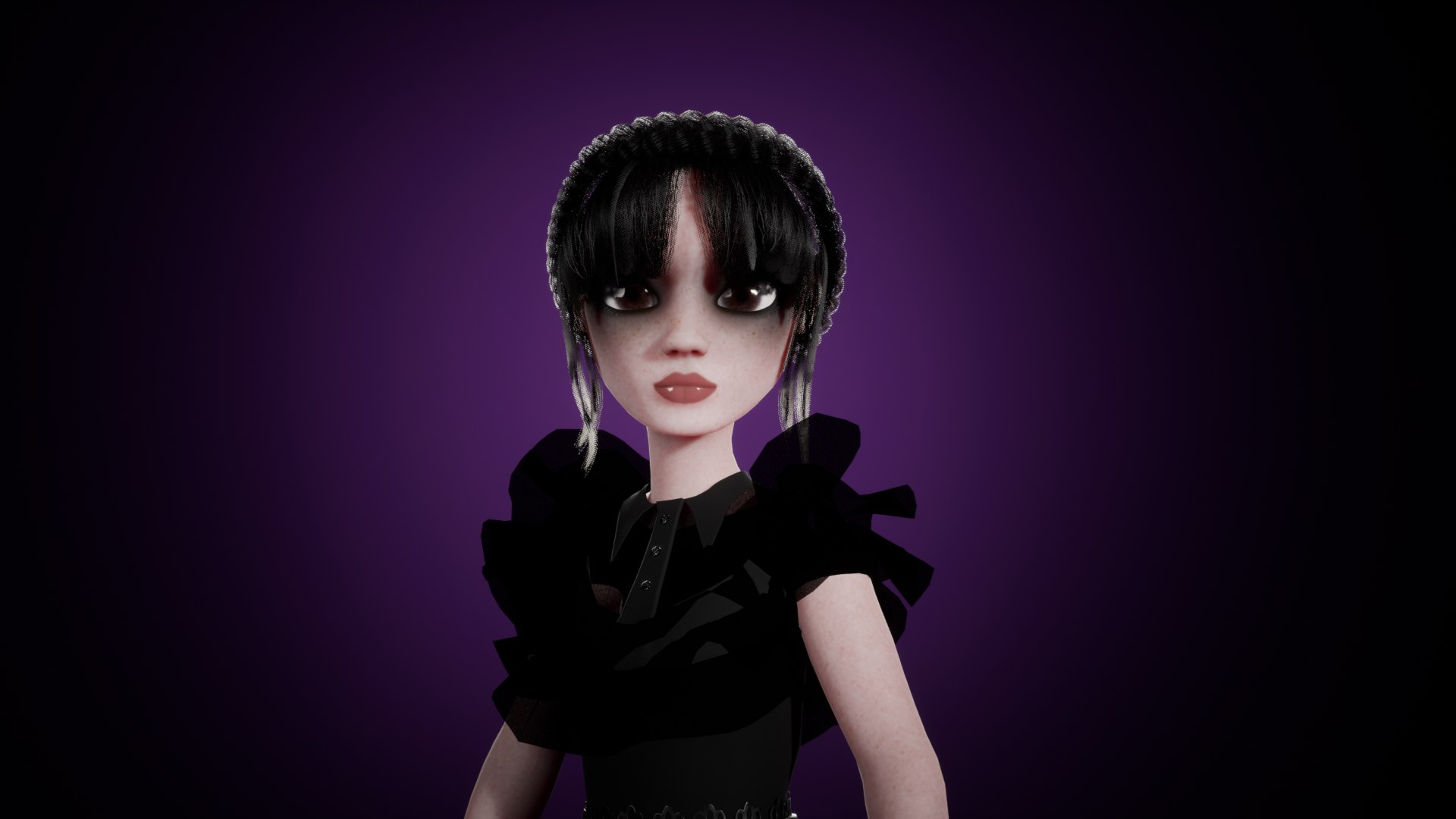 Modular Stylized Character Wendy 3D - TurboSquid 2327416