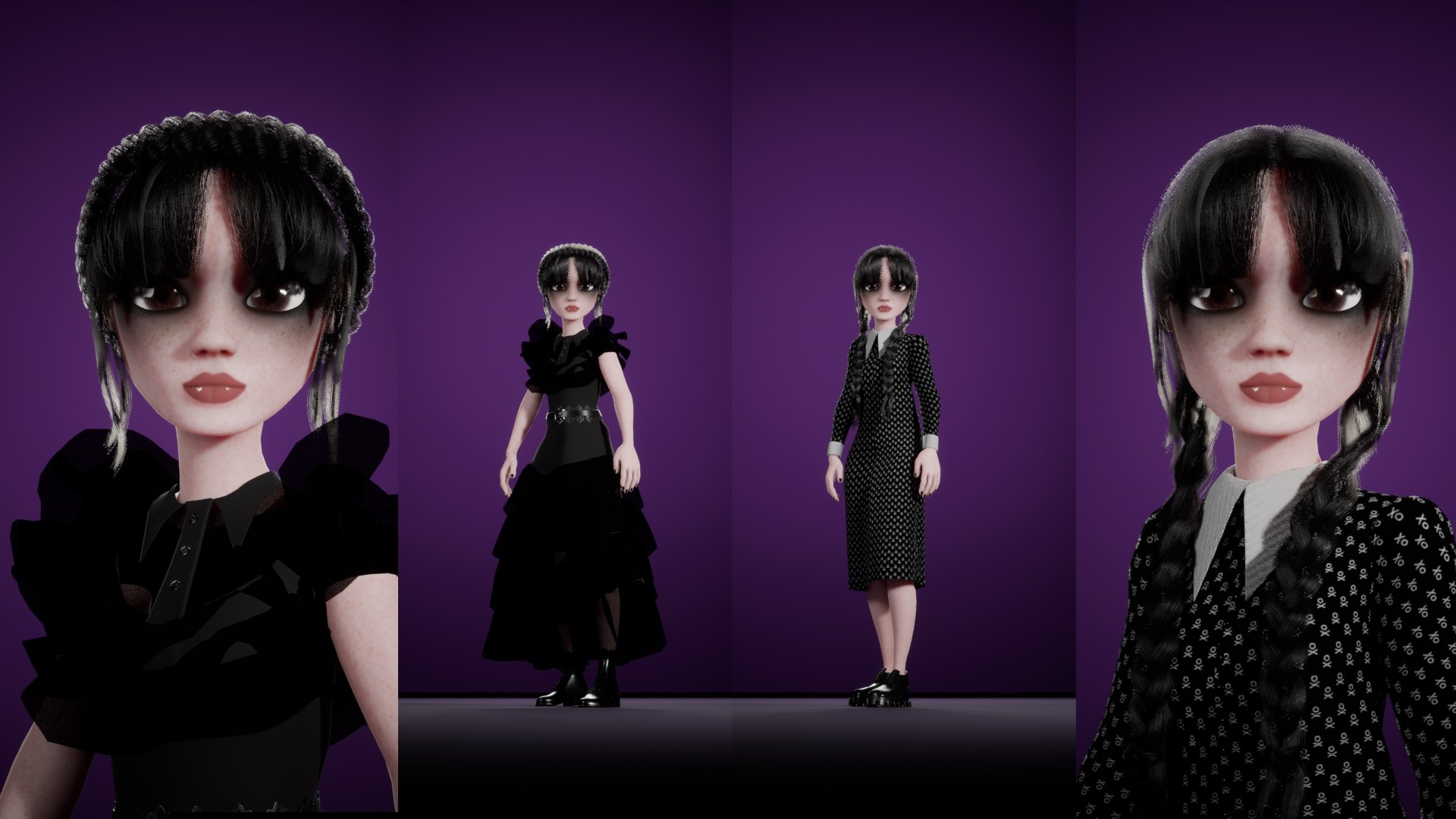 Modular Stylized Character Wendy 3D - TurboSquid 2327416