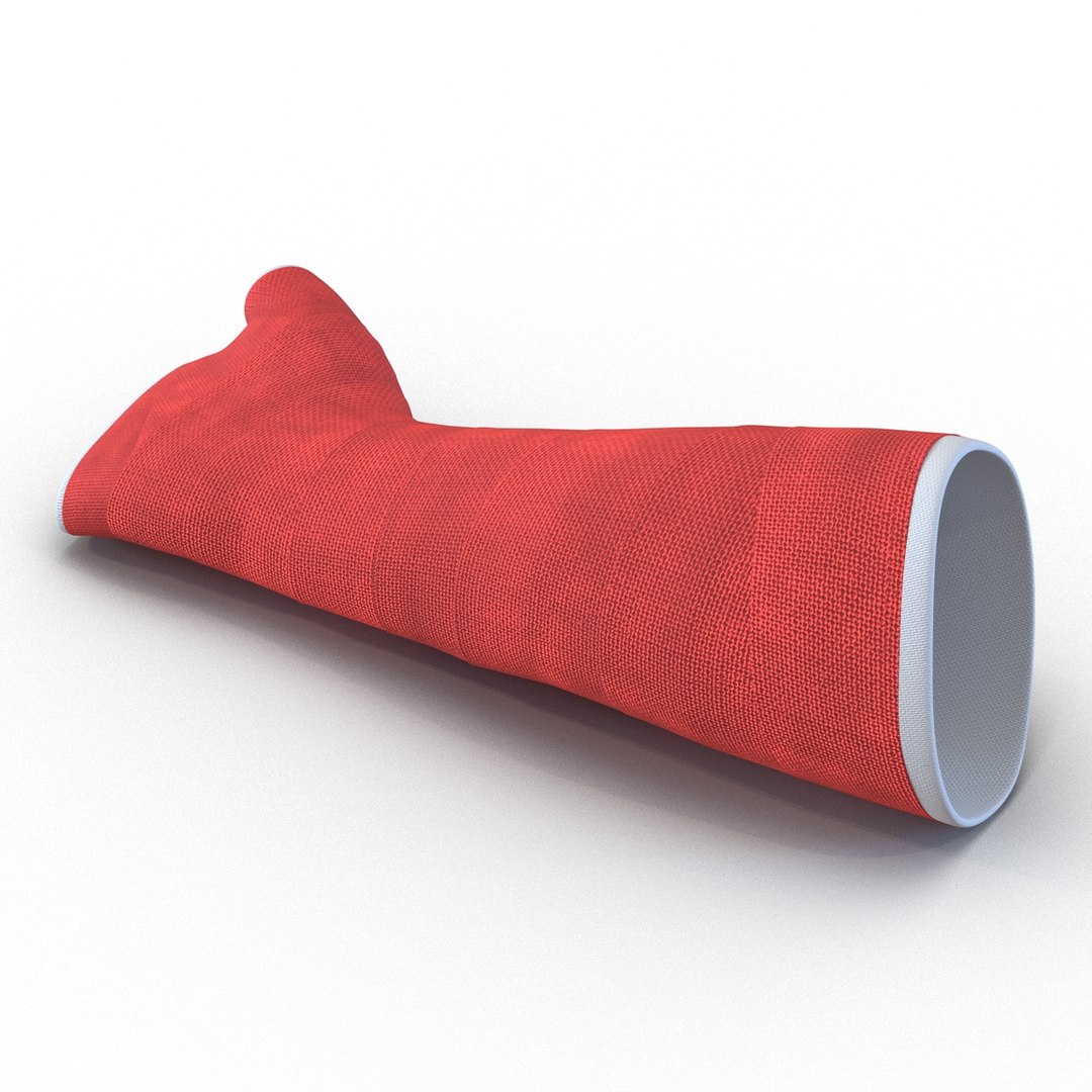orthopedic cast arm 3d 3ds