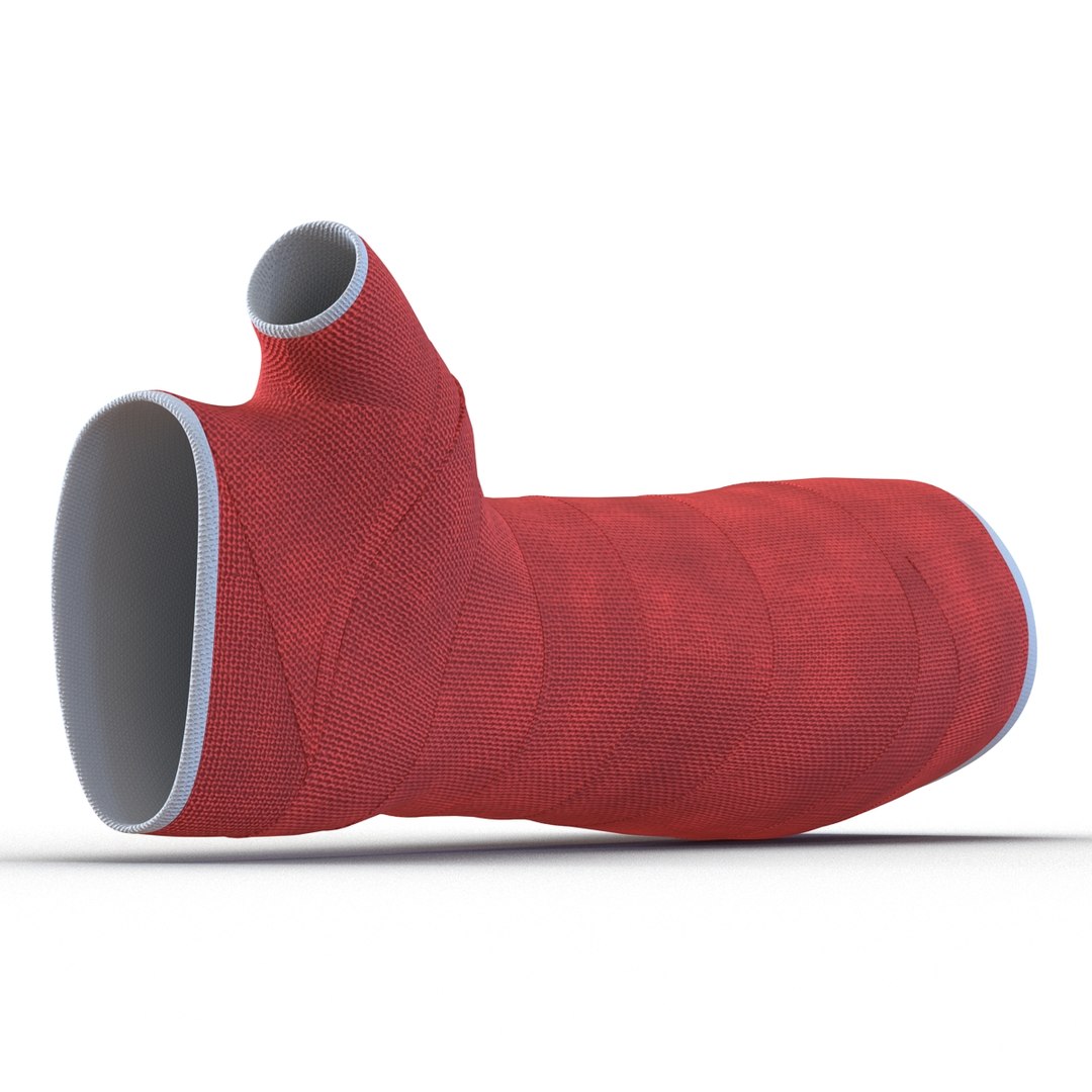 orthopedic cast arm 3d 3ds
