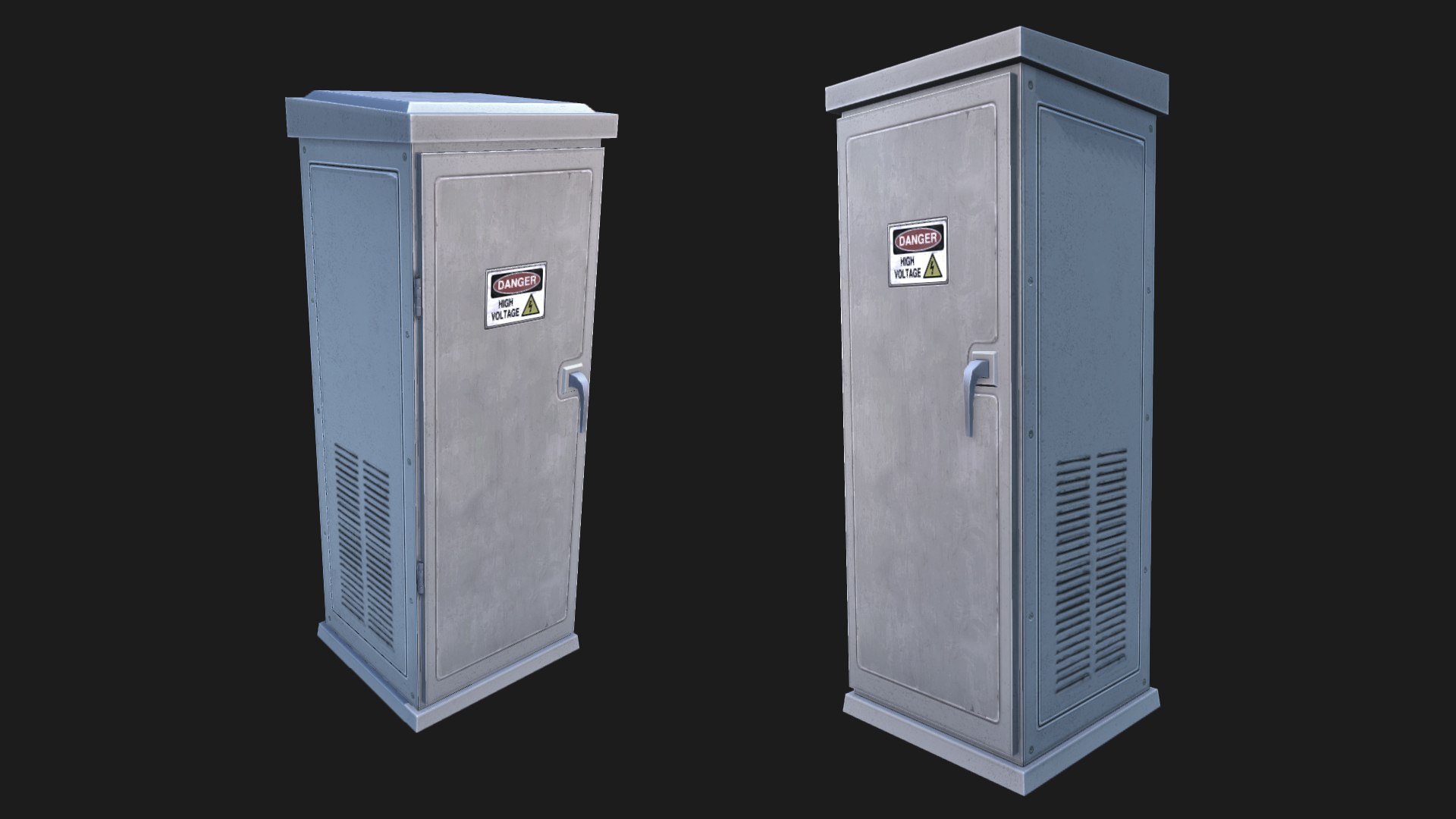 3d Utility Boxes Model