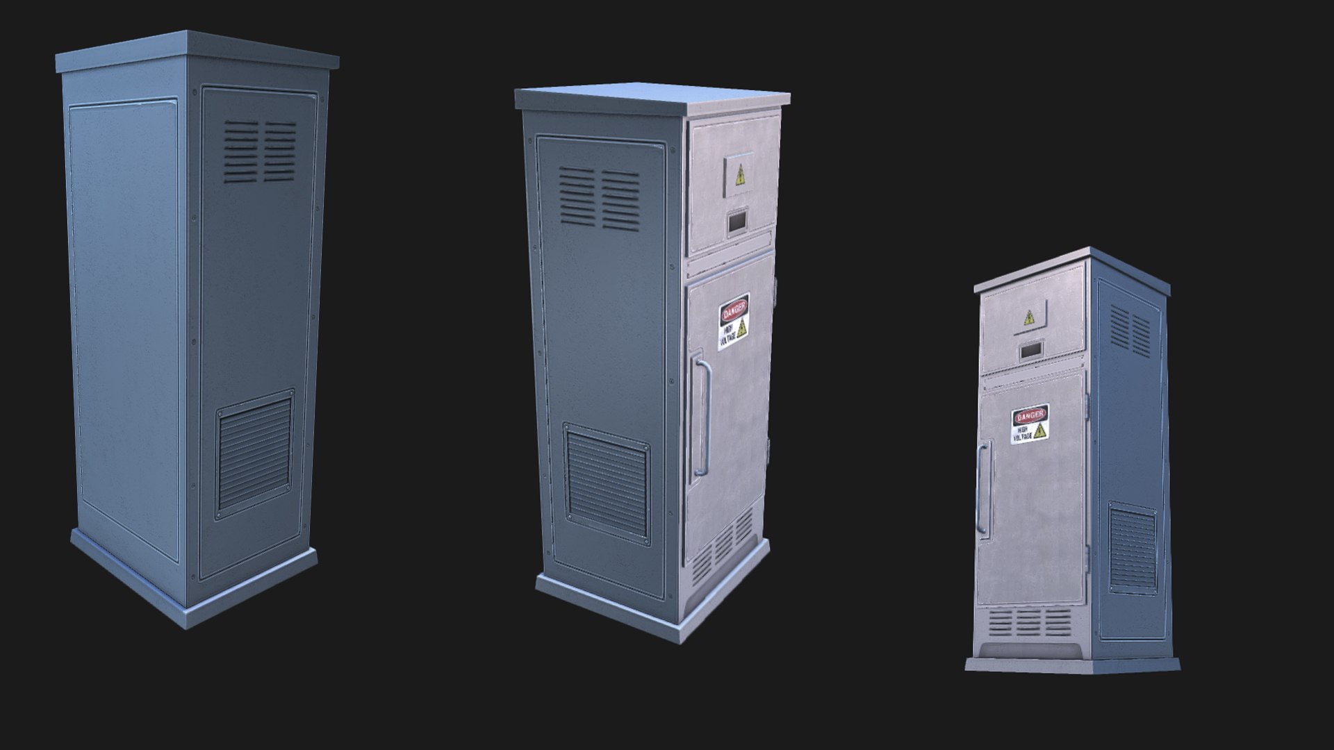 3d Utility Boxes Model