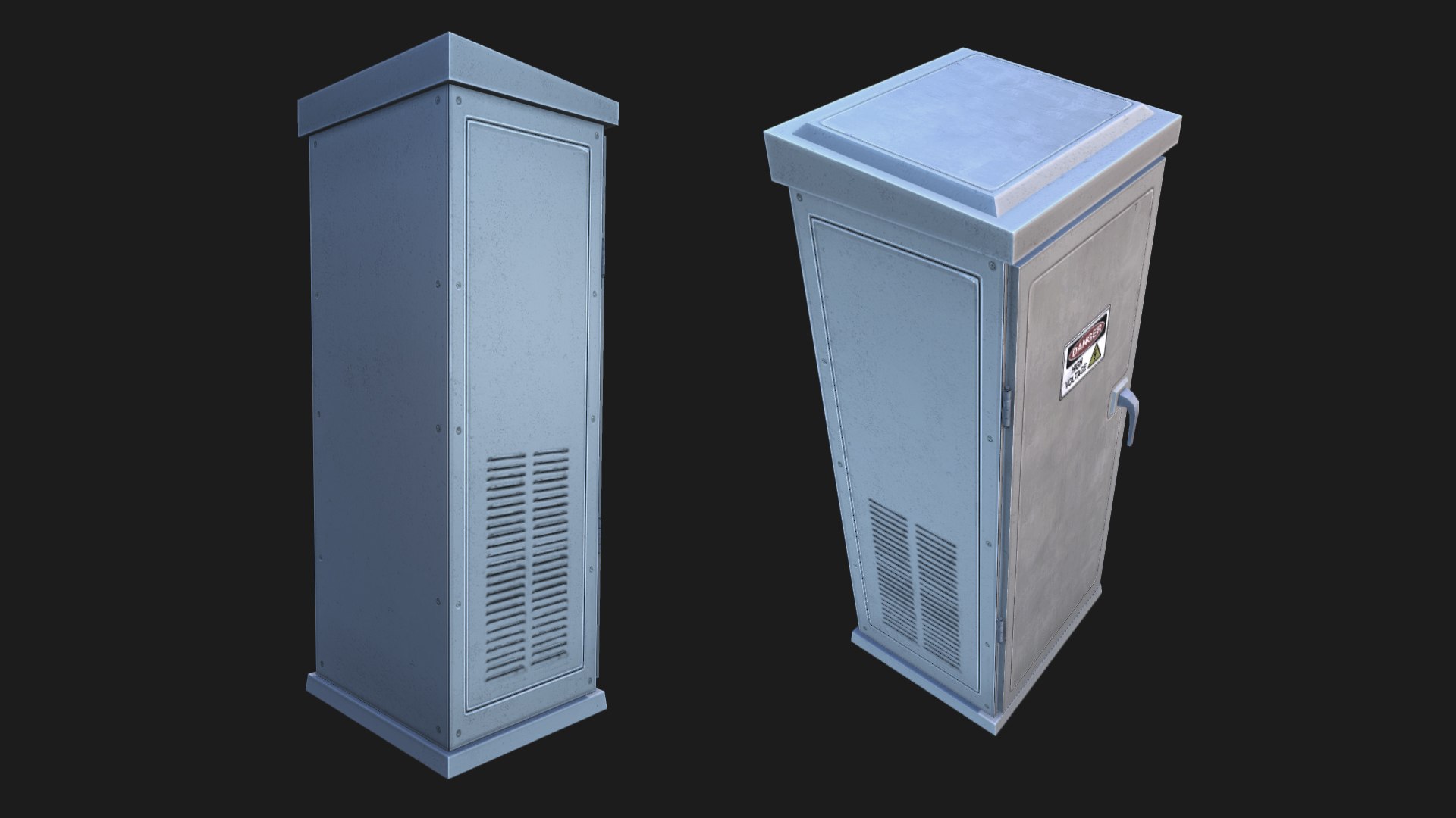 3d Utility Boxes Model