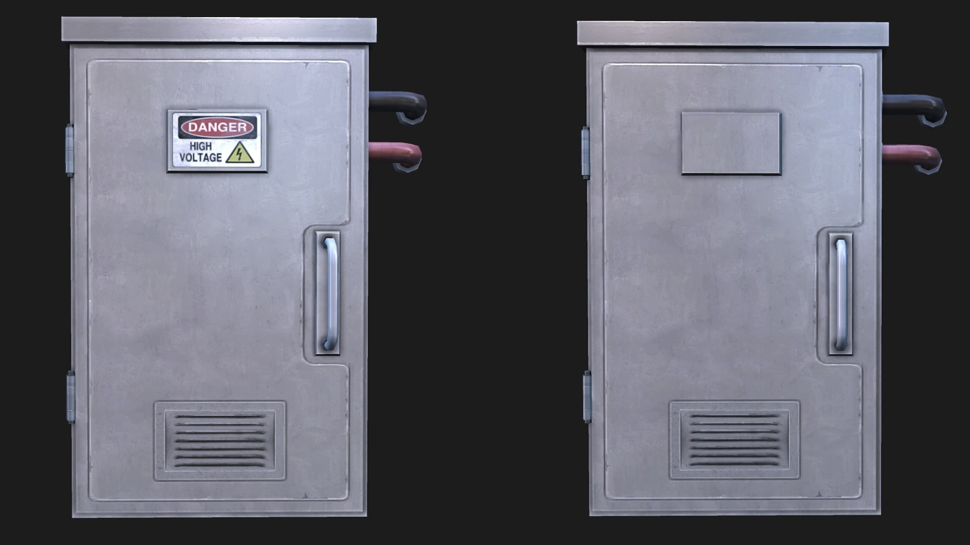 3d Utility Boxes Model