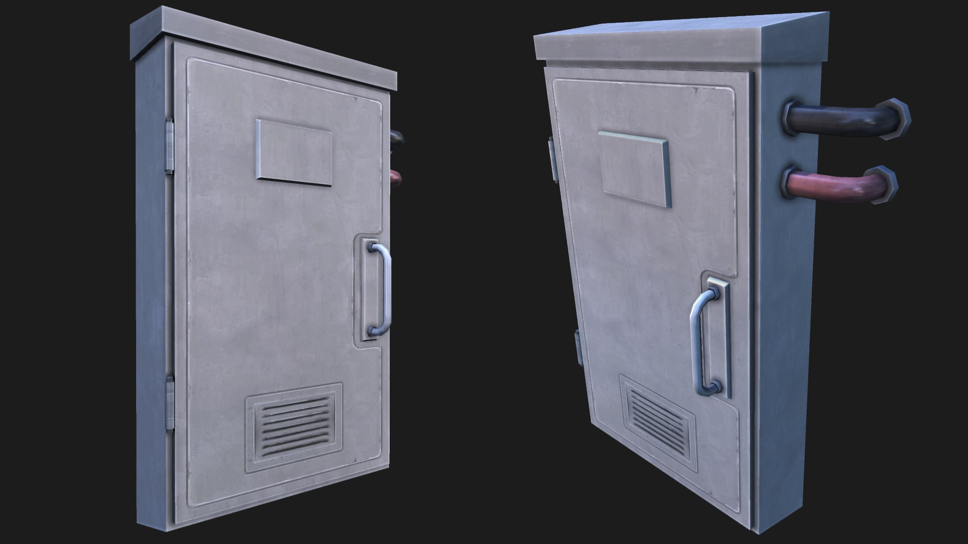 3d Utility Boxes Model