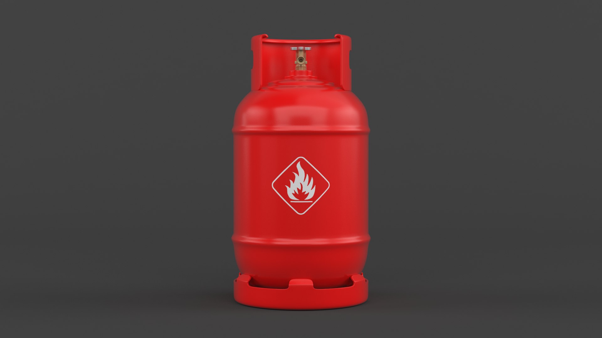 Gas Cylinder Model - TurboSquid 2196556