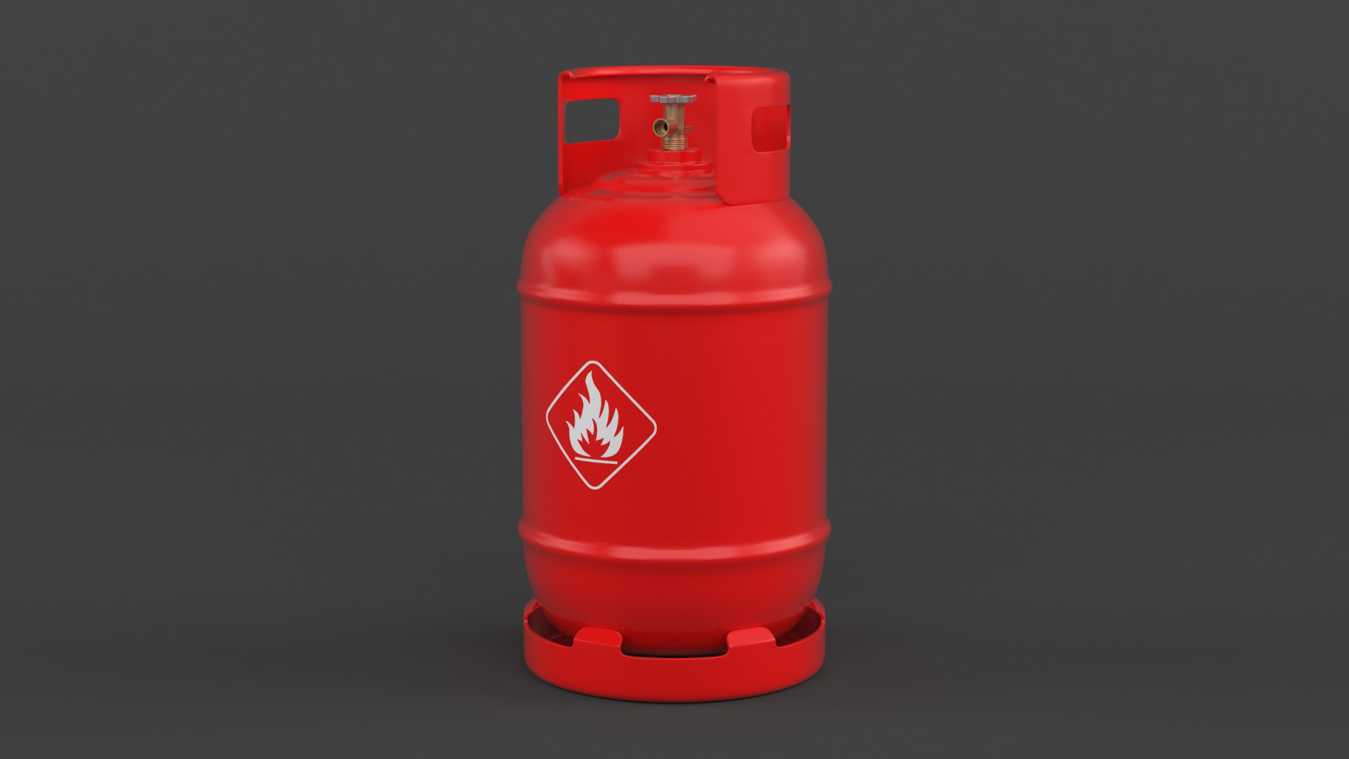 Gas Cylinder Model - TurboSquid 2196556